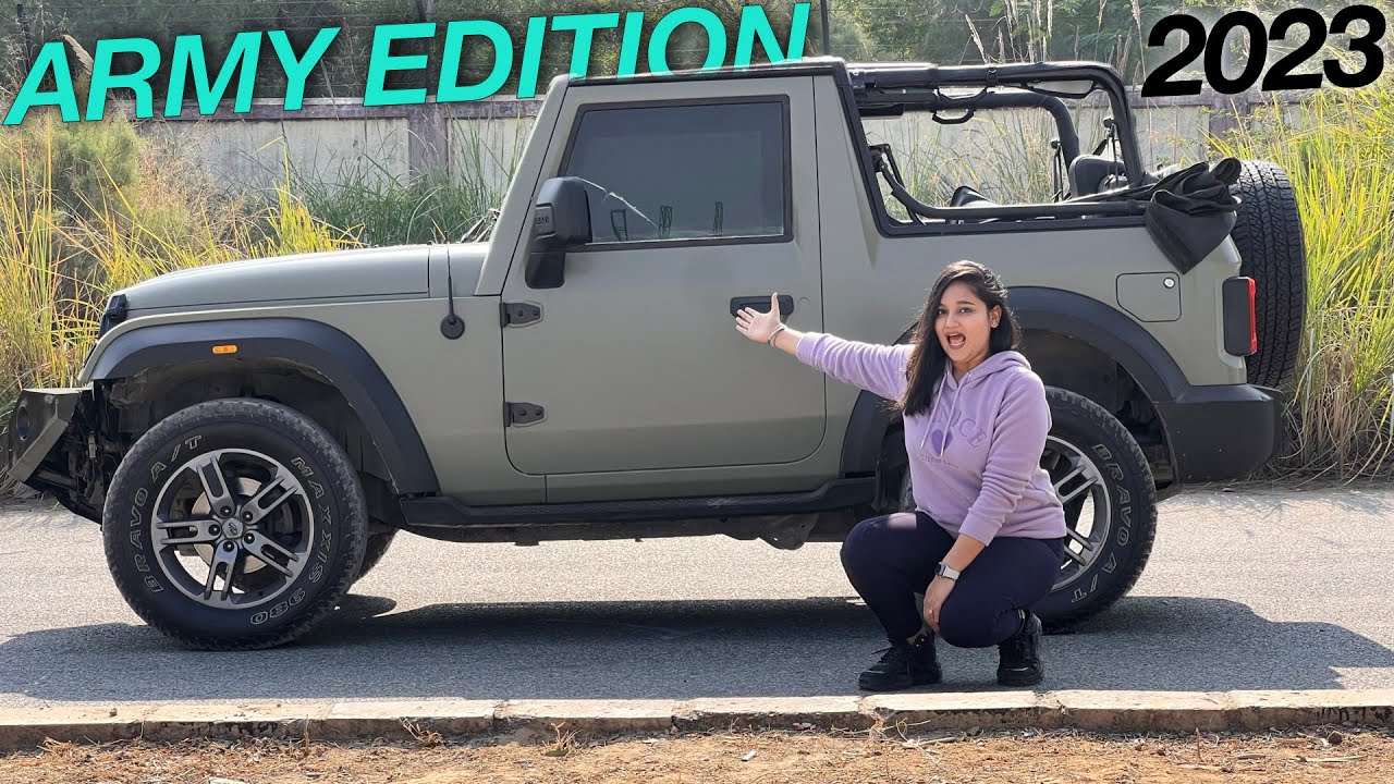 अब आया है THAR वाला FEEL - NEW MAHINDRA THAR ARMY EDITION ️ - YouTube