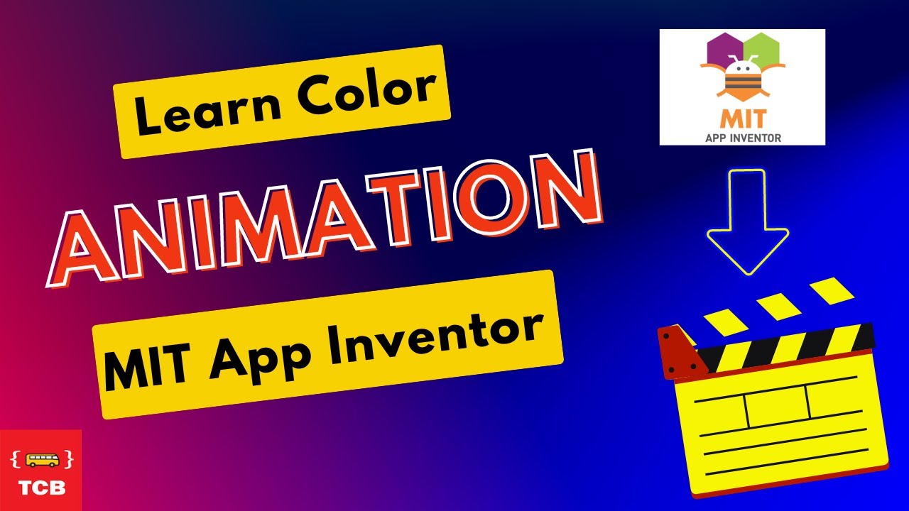 How To Use Color Animation in MIT App Inventor 2 - YouTube