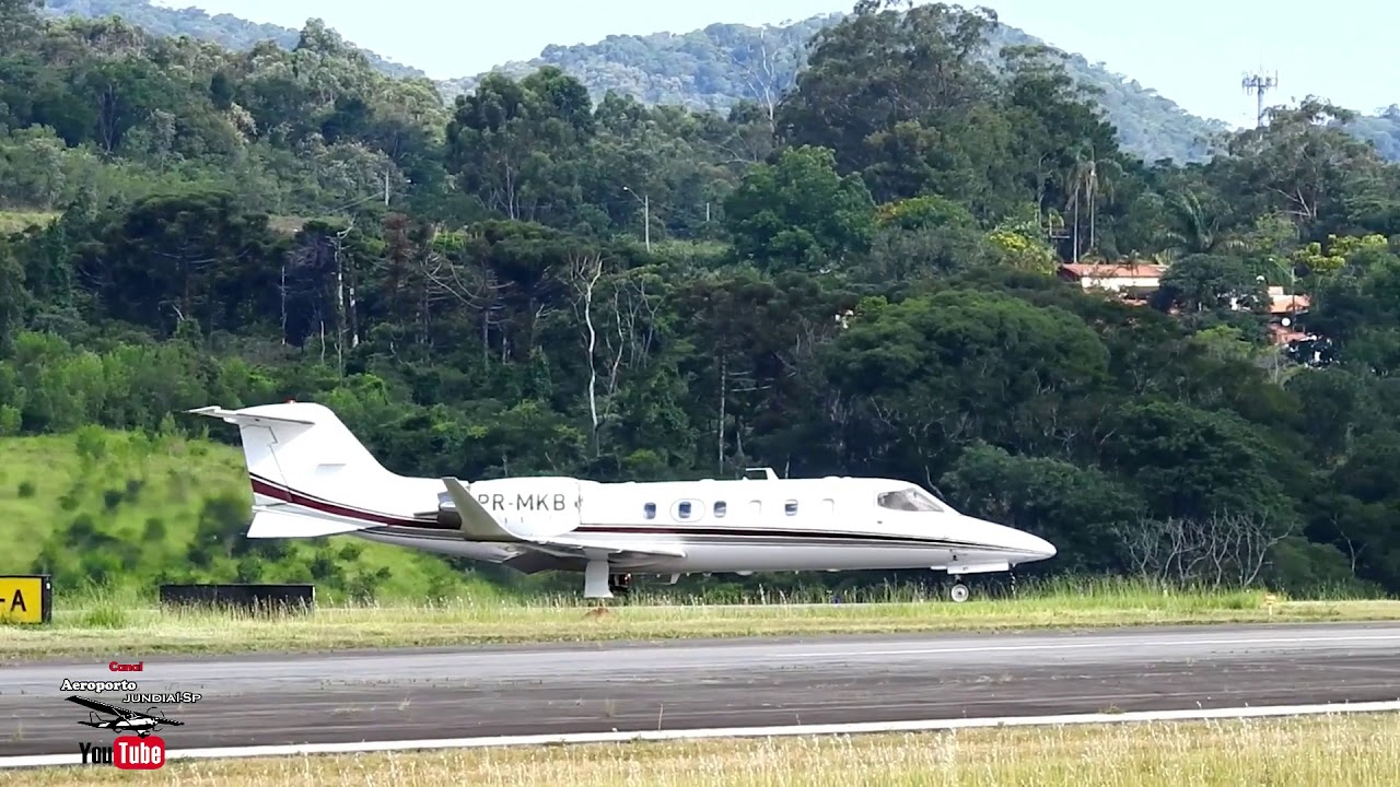 Learjet 31ER Avião Matheus e Kauan Decolagem Jundiaí-sp - YouTube