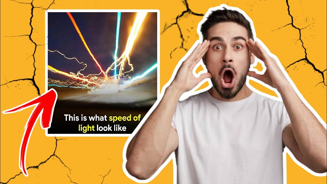 This Is What Speed of Light Look Like ! #experiment - YouTube