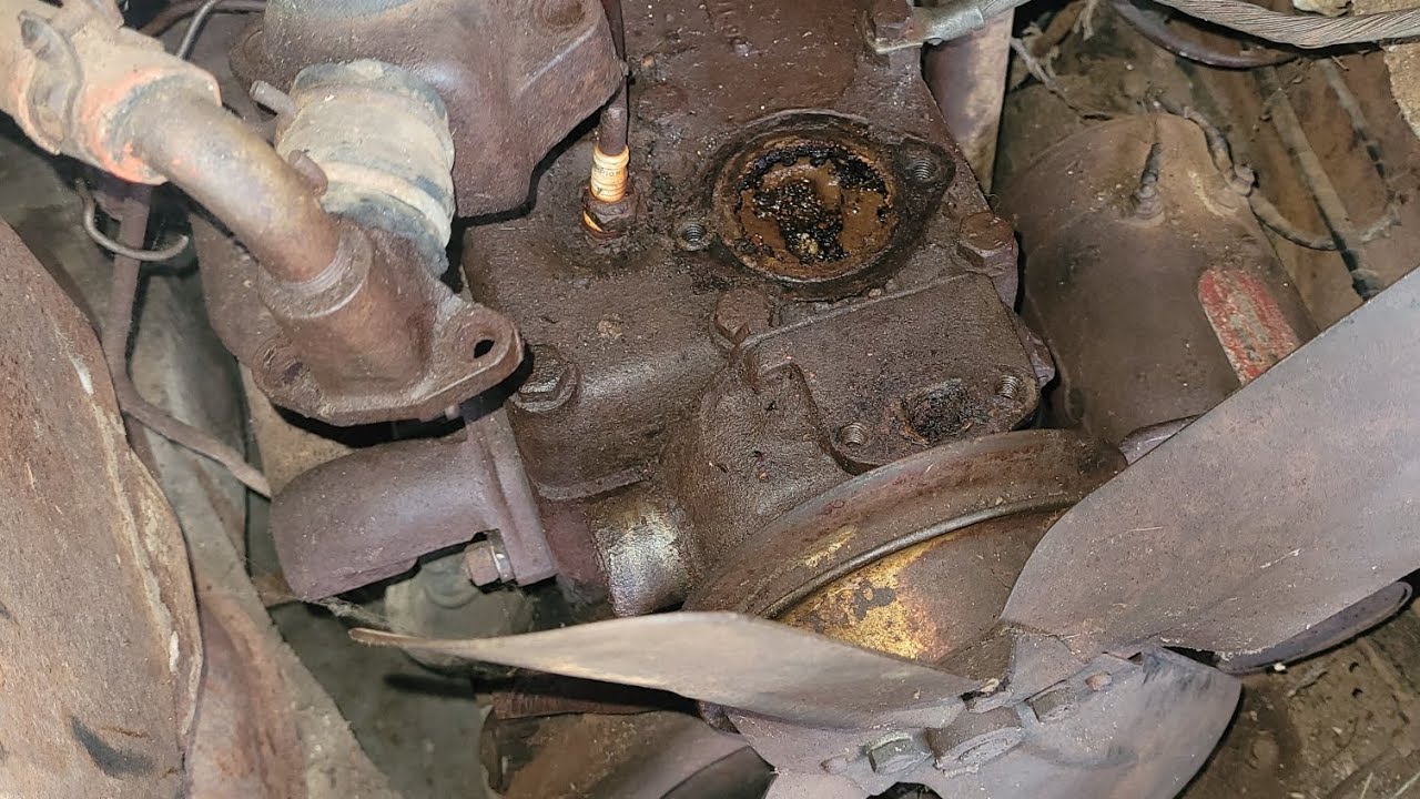 1949 Plymouth 218 Seized Motor - YouTube
