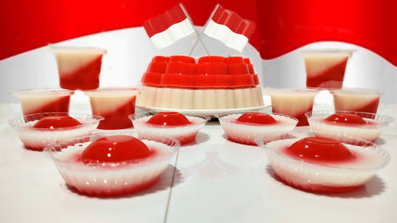 Puding Merah Putih Dengan Rasa yg Berbeda // spesial //Memperingati ...