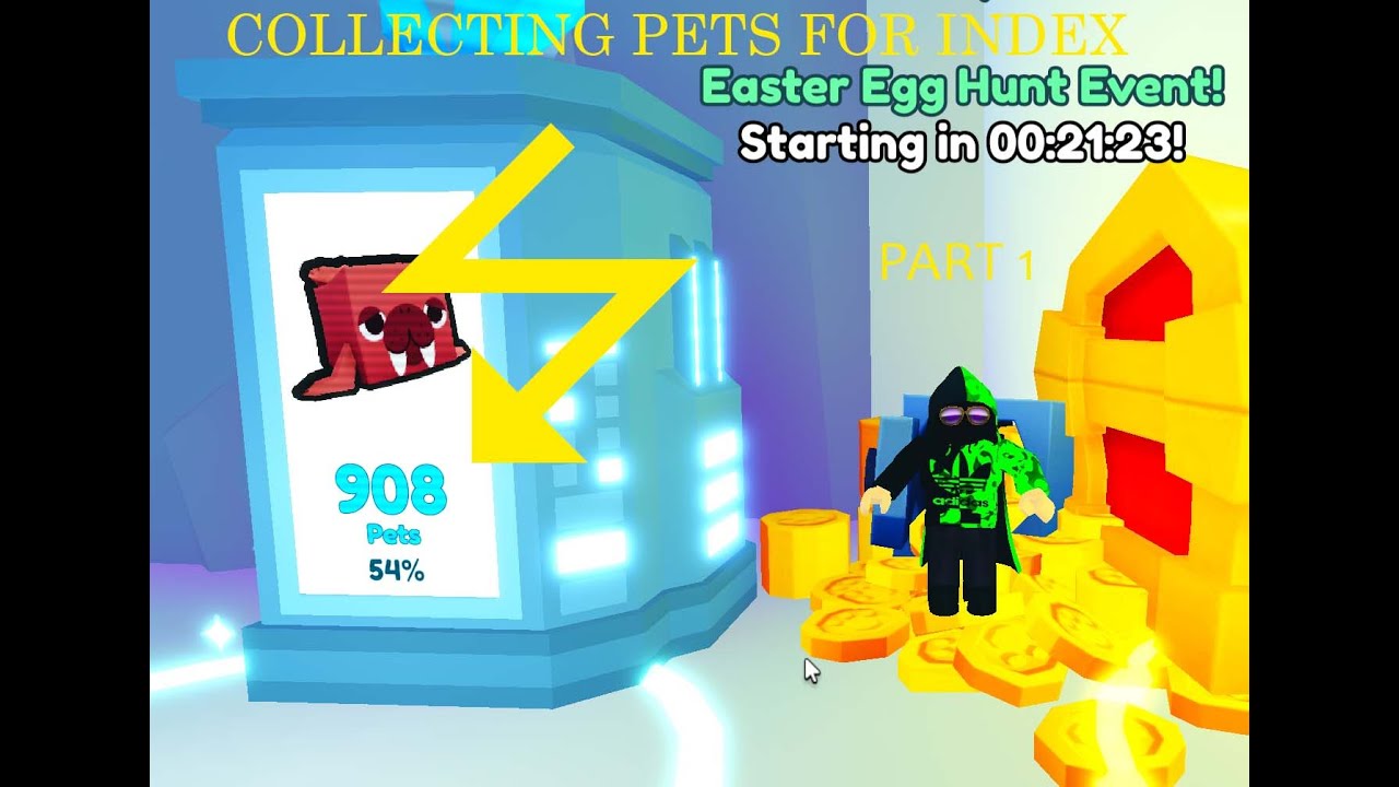 GETTING ALL THE PETS IN THE INDEX IN PET SIMULATOR X part 1 - YouTube