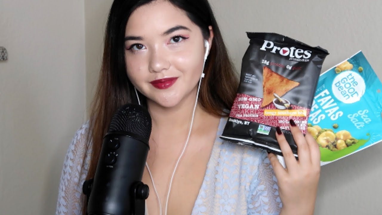ASMR Vegan Snack Taste Test (Eating Sounds) - YouTube