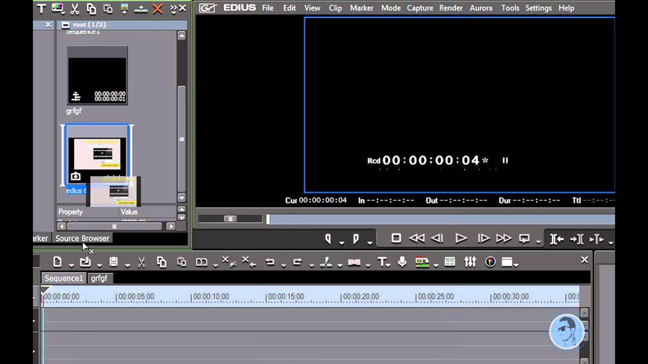 How to use file menu And Edit Menu in edius urdu tutorial - YouTube