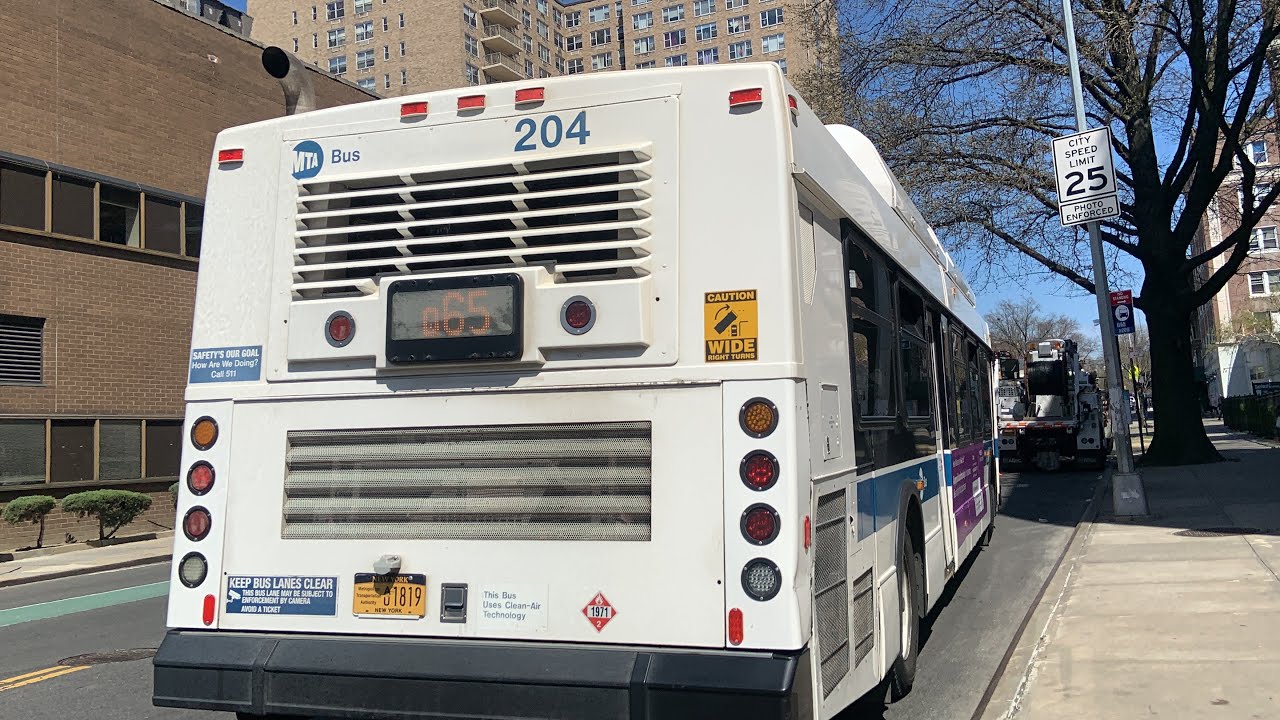 MTA Bus: Onboard 2011 New Flyer C40LF #204 on the Q65 with a broken ...