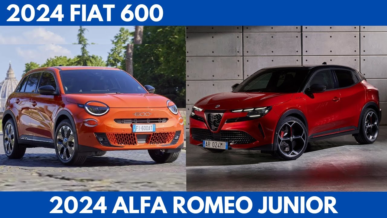 New 2024 Fiat 600 Vs. 2024 Alfa Romeo Junior (Milano) are the compact ...