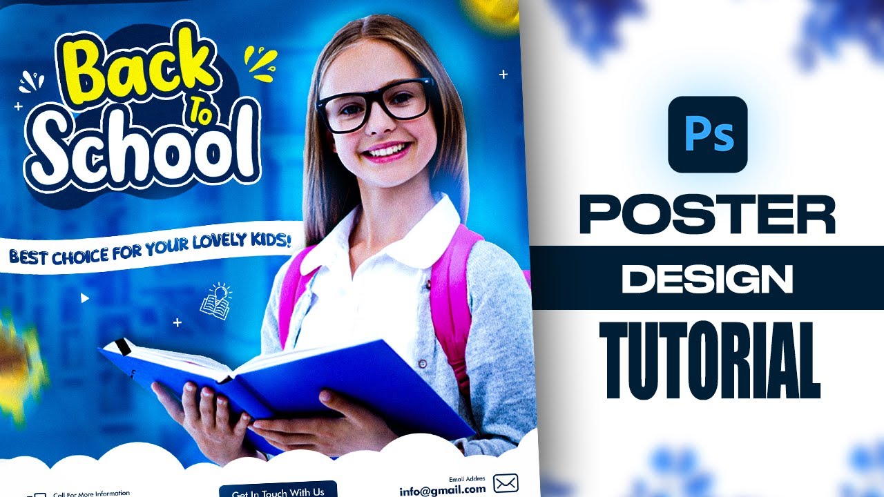 Educational Poster Design In Photoshop Tutorial - YouTube