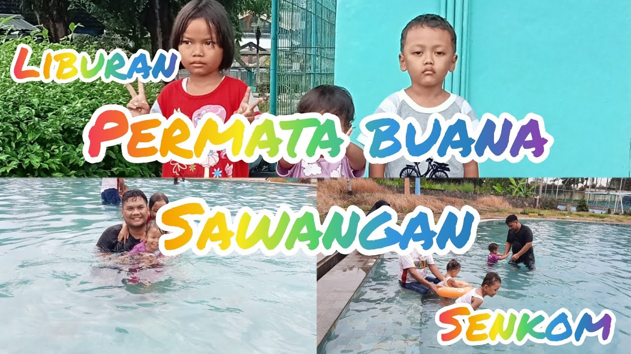 liburan di permata buana sawangan - YouTube