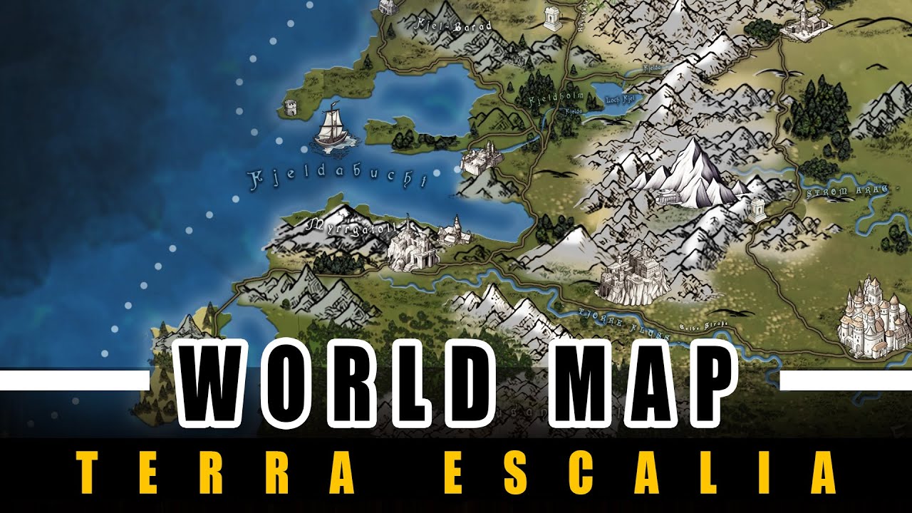 Foundry VTT Escalia World Map | Beneos Animates Tabletop RPG Maps and ...