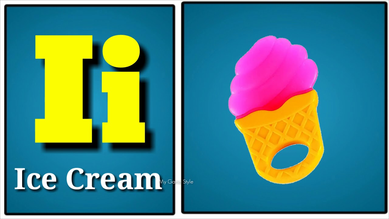 The I Song | I For Ice Cream | Alphabet song | ABC Phonic Song For ...