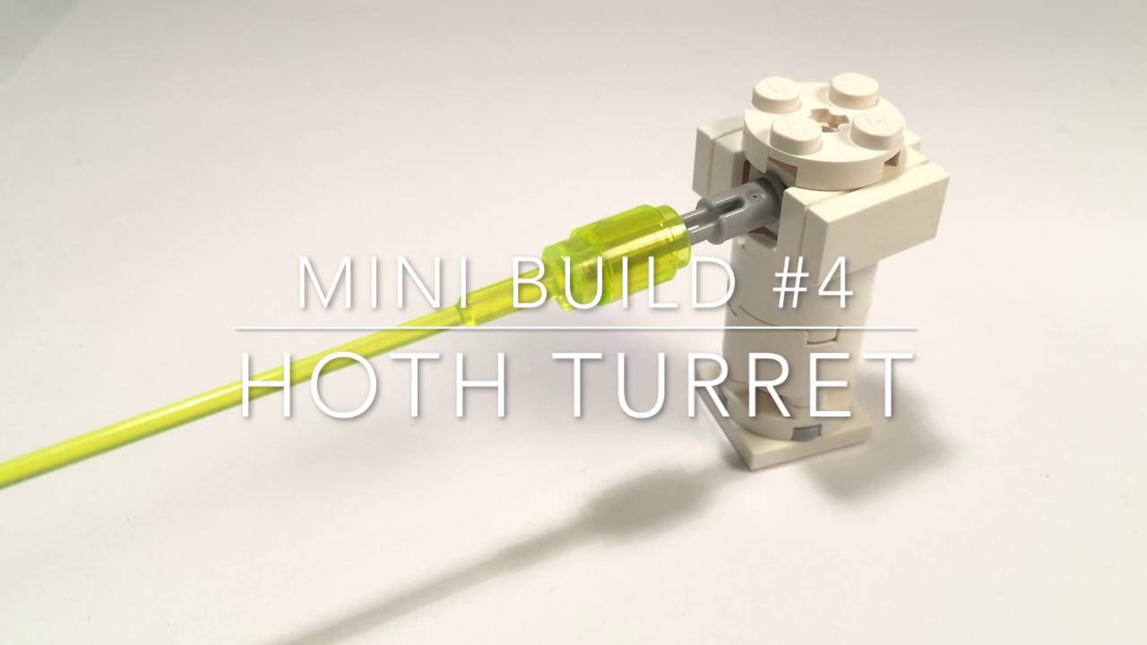 How to build a Mini Lego Hoth Turret - YouTube