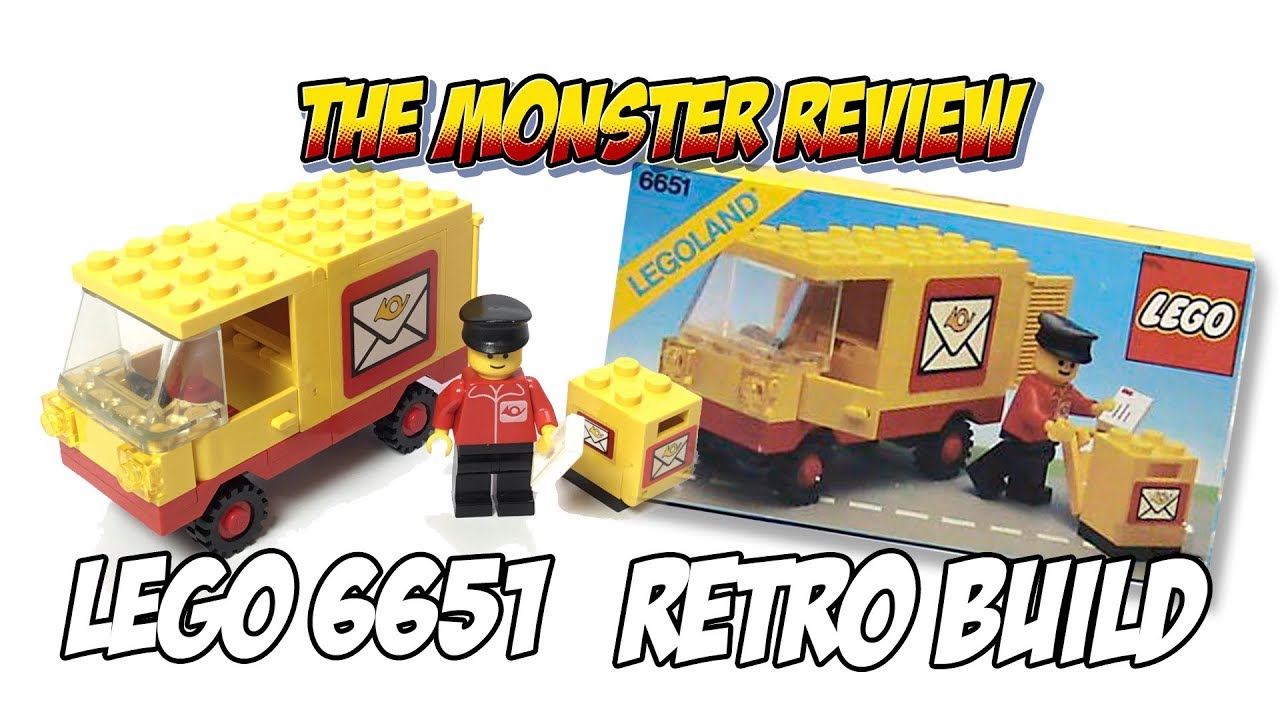 Lego 6651 - Post Office Van - Classic Town - Retro Speed Build - YouTube