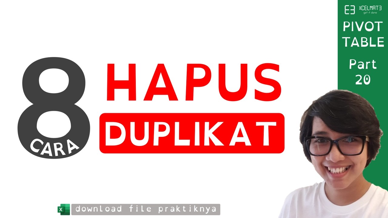 8 Cara HAPUS DUPLIKAT di Excel dengan MUDAH! | Tutorial LENGKAP - YouTube