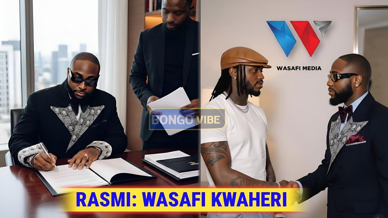 Rasmi! Davido Asaini Kuinunua Wasafi Media Mbele Ya Diamond Platinumz ...