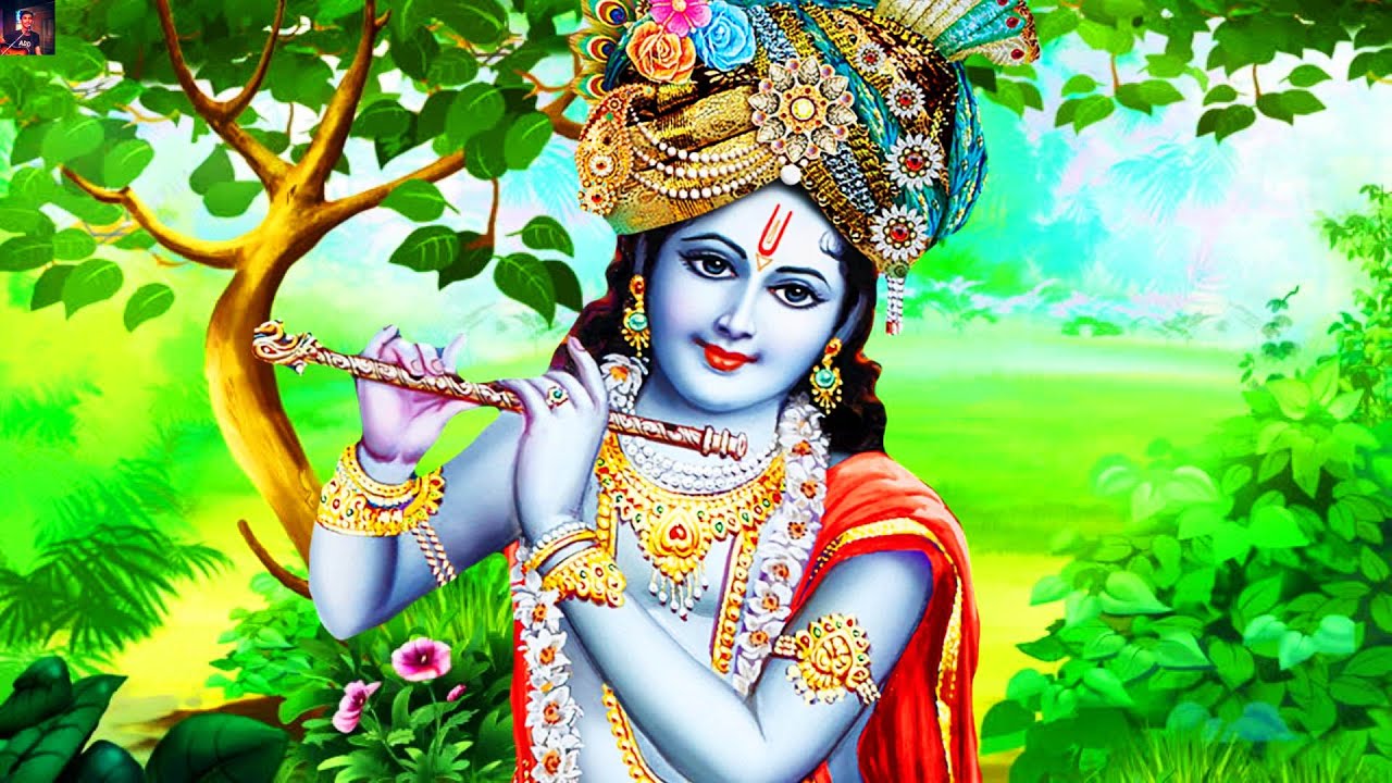 krishna Flute Relaxing music for Positive Energy |Meditation Flute ...