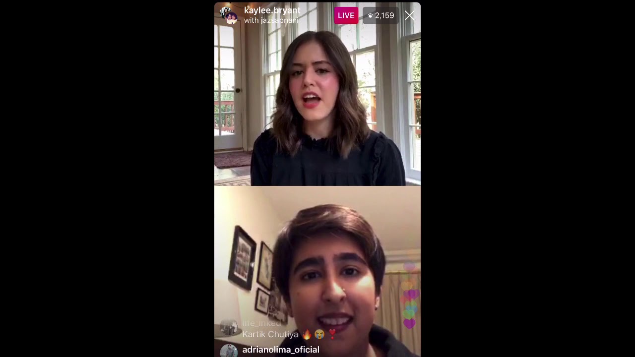 Kaylee Bryant IG live (Bryantsbookclub) 04/05/2020 - YouTube