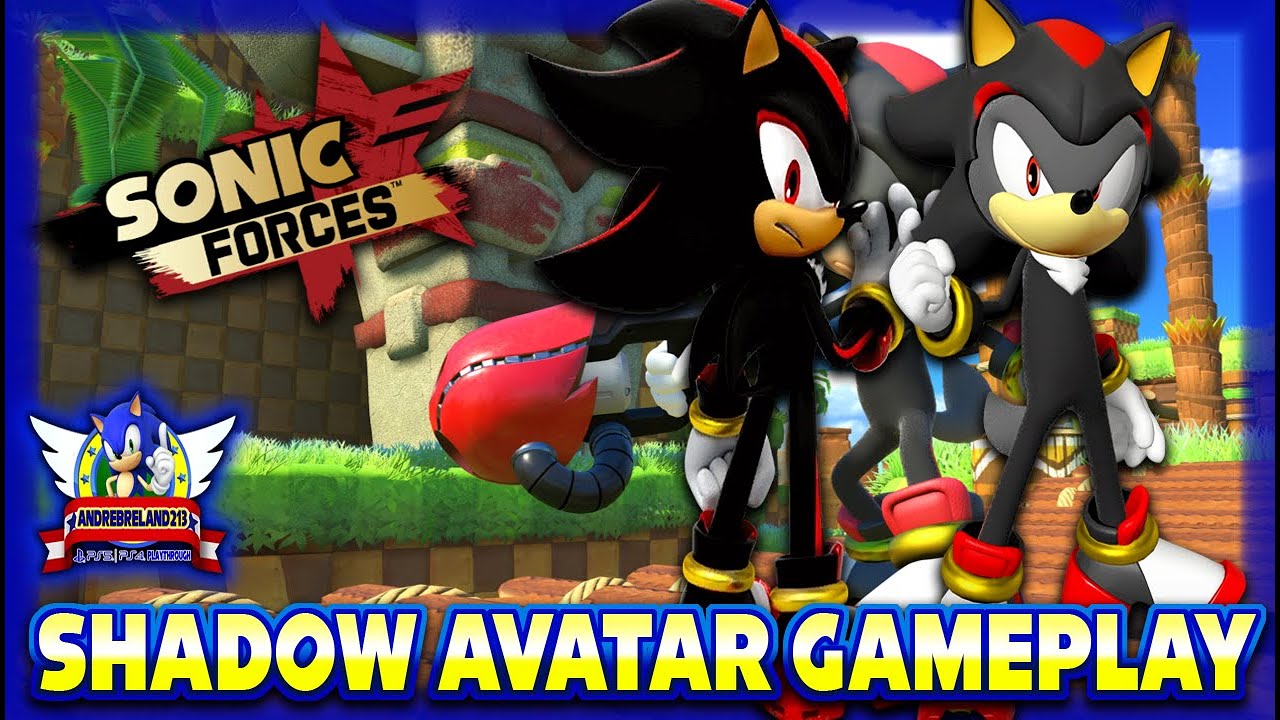 Sonic Forces PS4 (1080p60fps) - Shadow Avatar Gameplay - YouTube