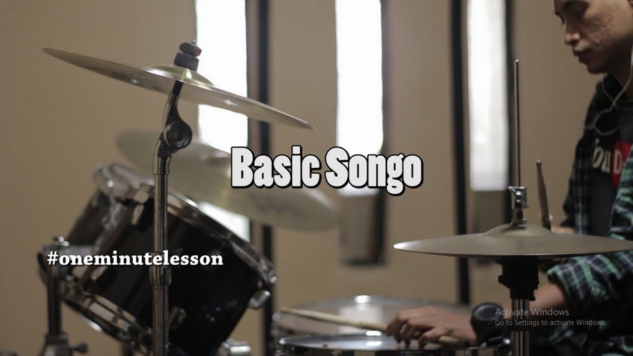 BASIC SONGO | DRUM LESSON | DONNY S SAPUTRA - YouTube