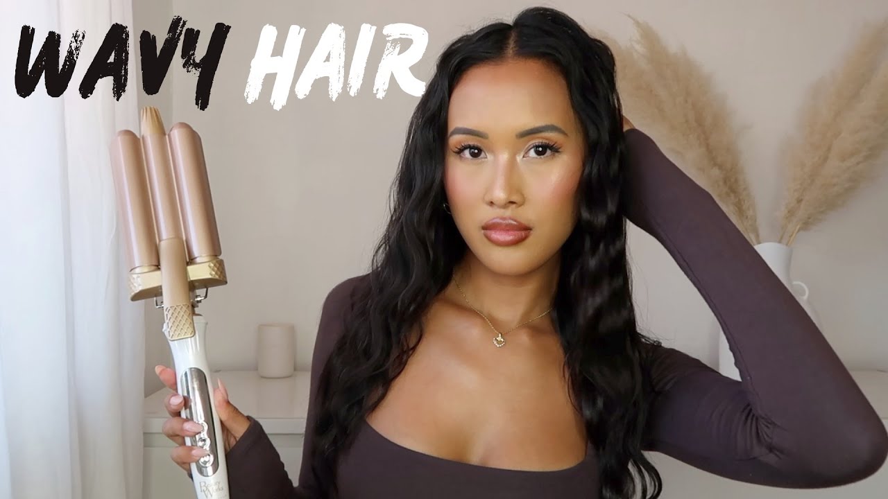 quick & easy 5 min WAVY HAIR tutorial | Beauty Works Waver - YouTube