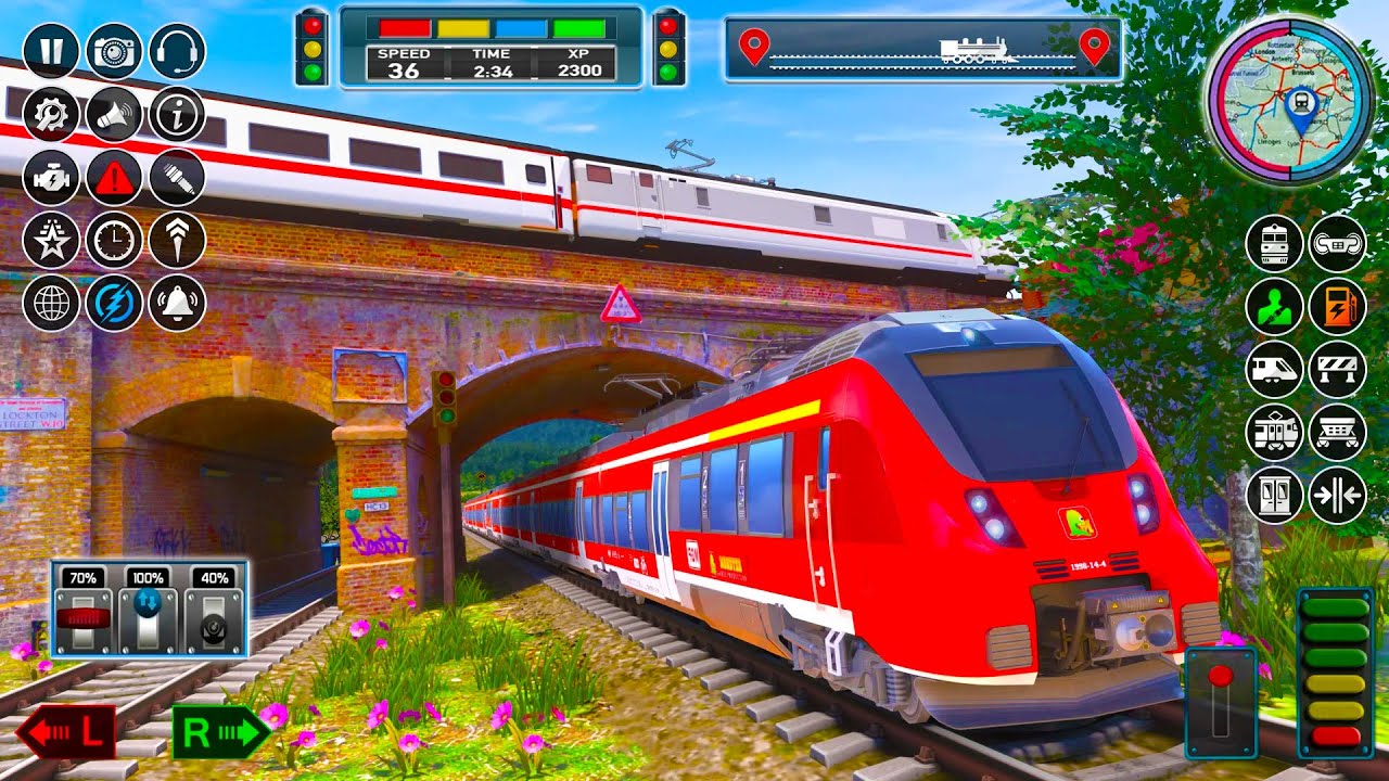 City Train Game 3d Train games Android Gameplay KJBH Part-5 - YouTube