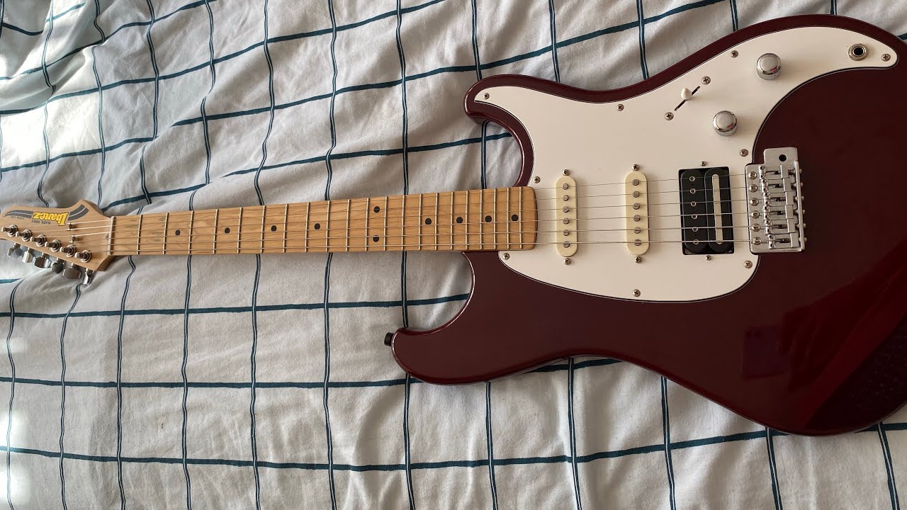 Ibanez Blazer guitar BL100 Limited Edition 1995 Burgundy (update) - YouTube