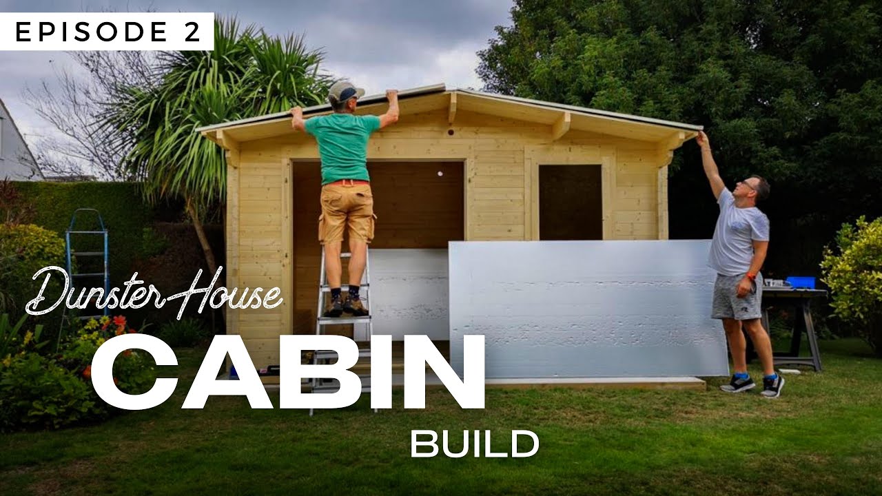 How to Construct a New Dunster House Log Cabin Tiny Home! - YouTube