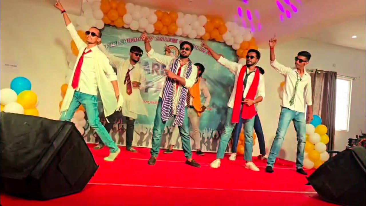 Backbenchers lazy dance, Farewell party dance - YouTube