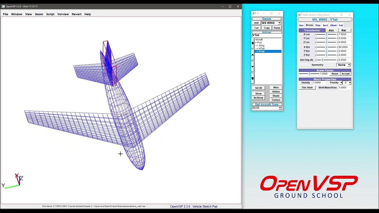 Importing OpenVSP v2 Models - YouTube