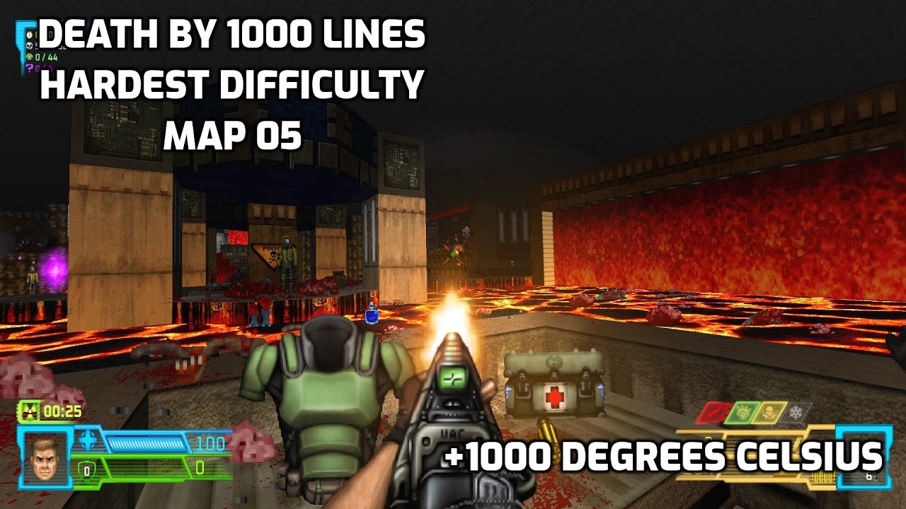 PROJECT-BRUTALITY: Death by 1000 Lines HARDEST DIFFICULTY MAP 05 - YouTube