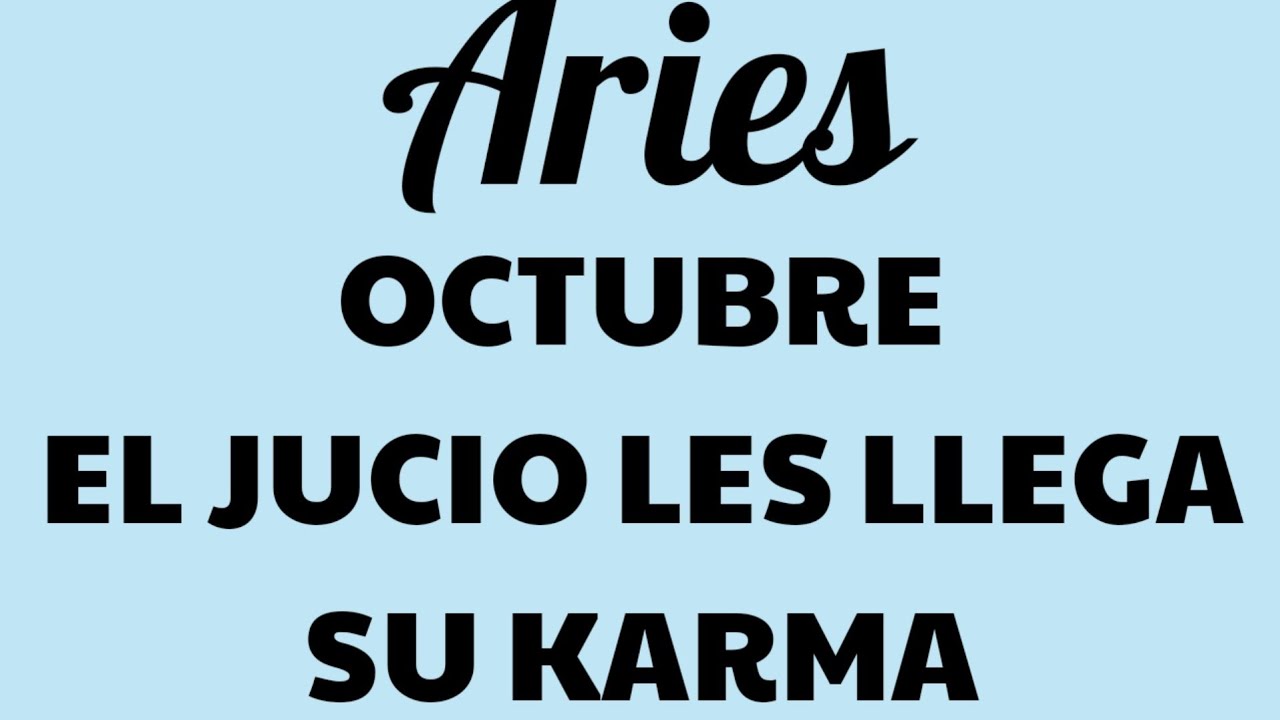 ♈🐏ARIES 🐏♈🧿🔮HORÓSCOPO GENERAL 🔮🧿 - YouTube