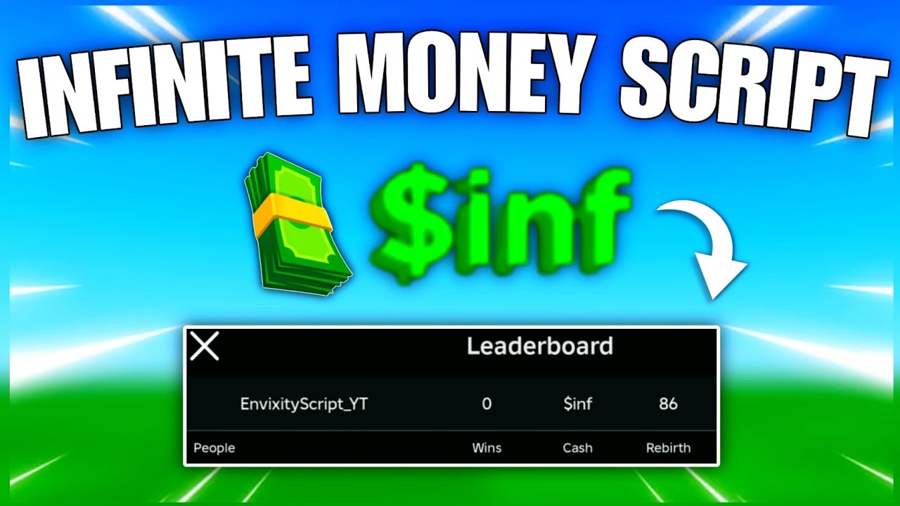 Roblox Infinite Money Script ~ Envixity Scripts - YouTube