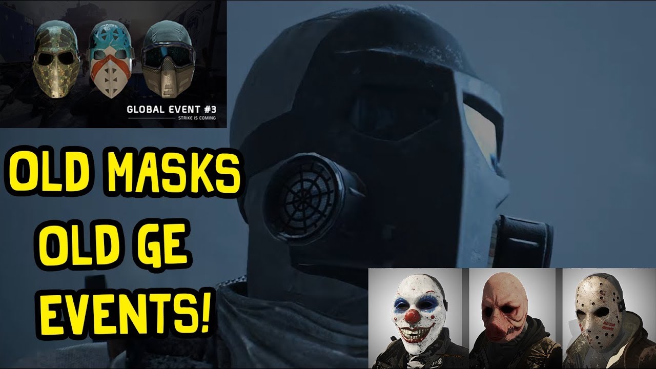HOW TO GET THE OLD MASKS? OLD GE EVENTS - The Division 1.8 Global Event ...