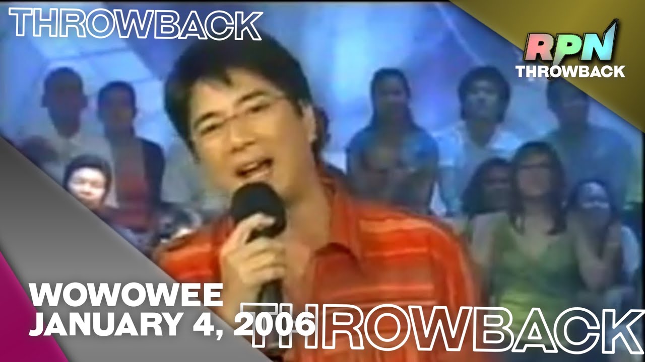 Wowowee - January 4, 2006 | RPN THROWBACK - YouTube