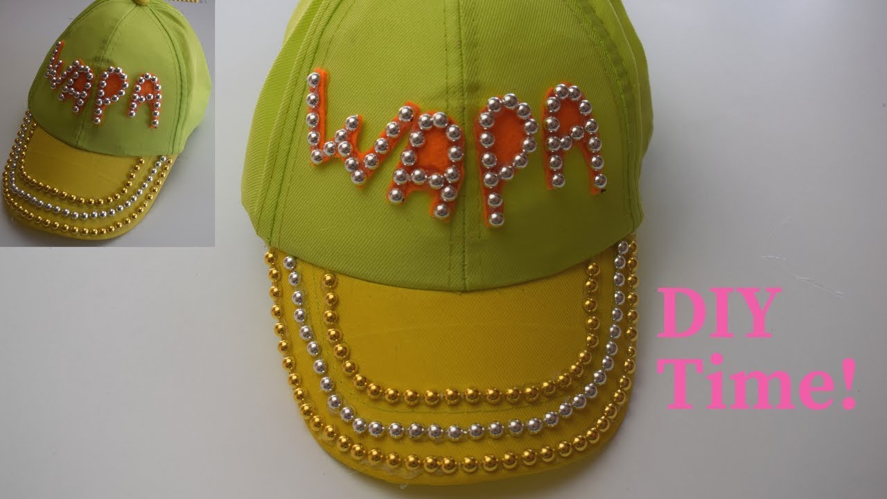 Como Personalizar Gorra con estilo 💙 | Margari - YouTube