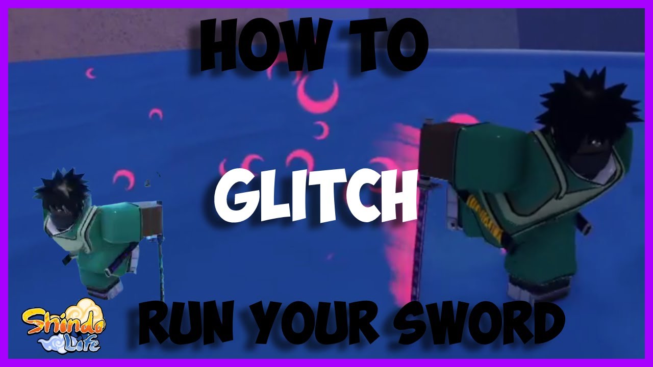 How To Glitch Run w/ Your Sword in Shindo Life Roblox - YouTube