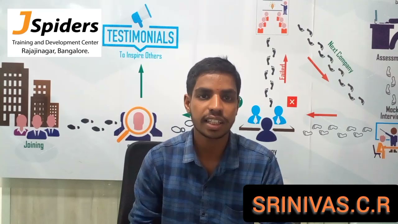 TESTIMONIAL | JSPIDER RAJAJINAGAR | SRINIVAS C R - YouTube