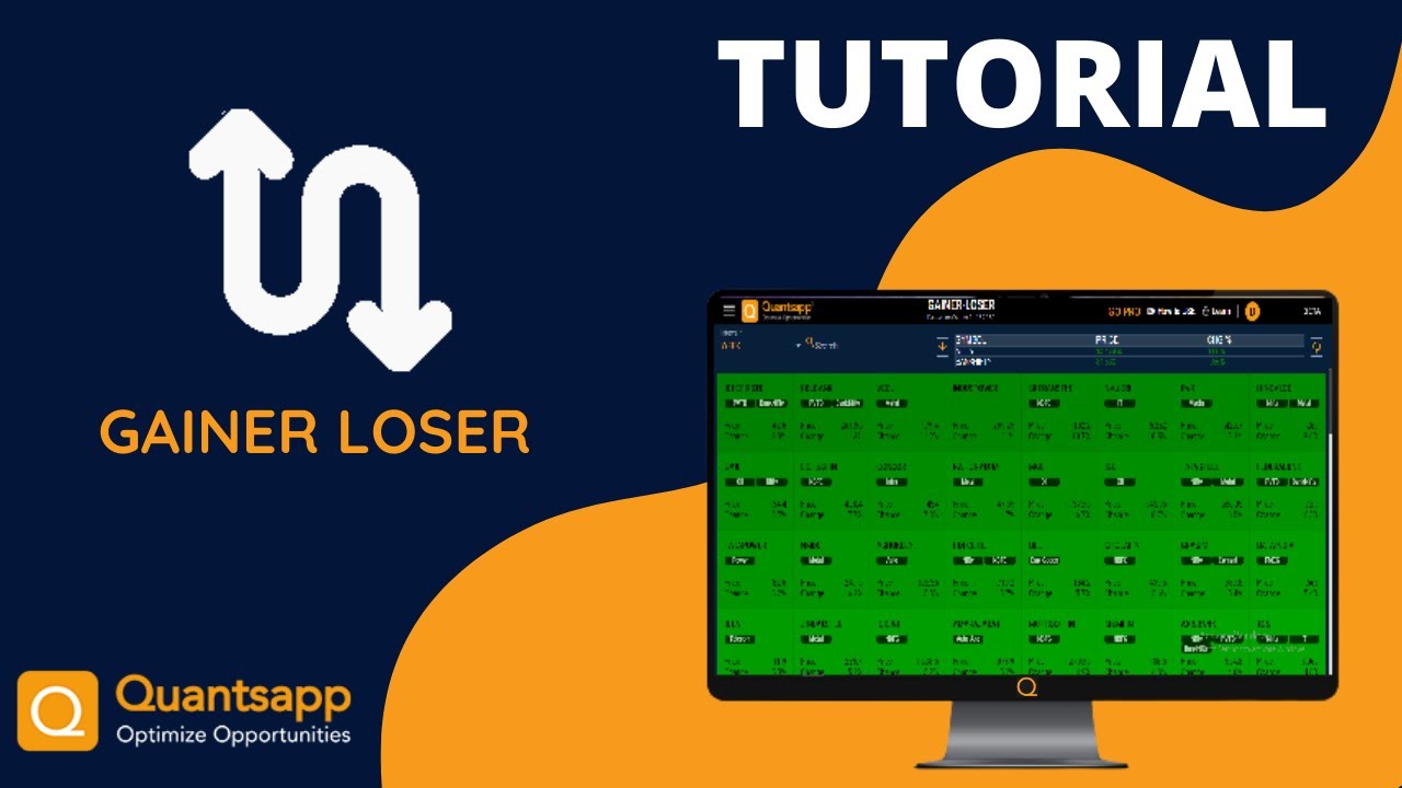 #Future & #Options Gainer and Loser Web App Demo || Quantsapp Web ...