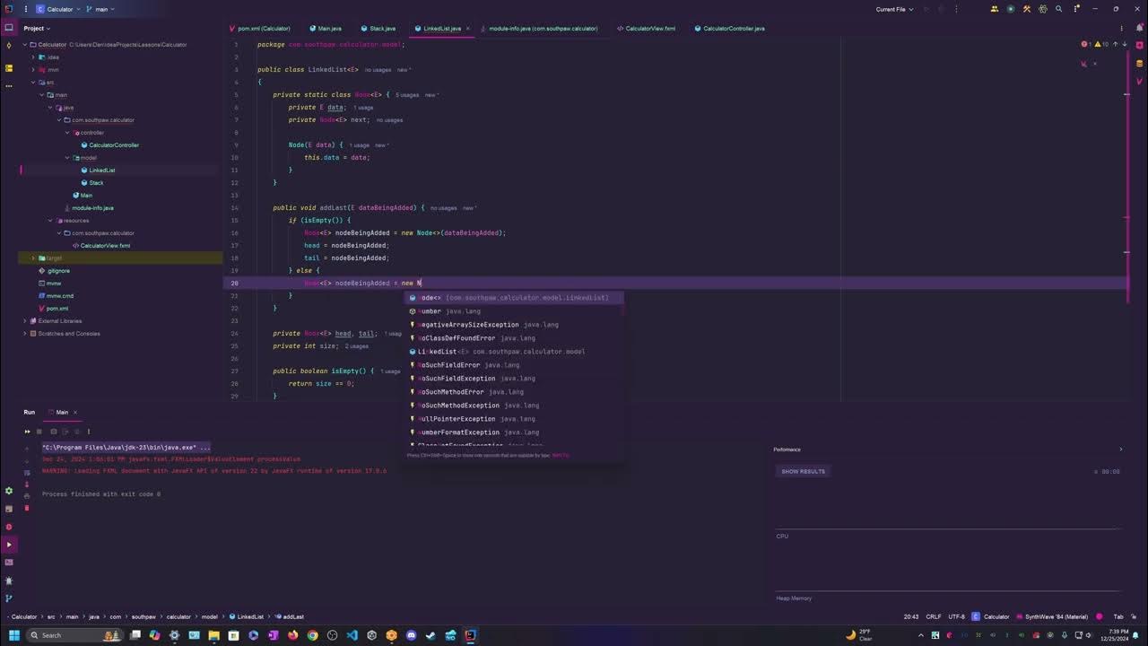 Build A Calculator In Java Using Stacks And Queues | Full (w  Voiceover 