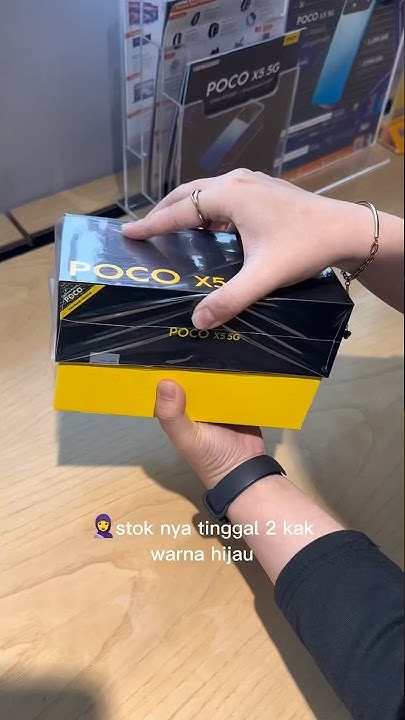 Unboxing POCO X5 NFC di Xiaomi Store Purwokerto‼️ - YouTube