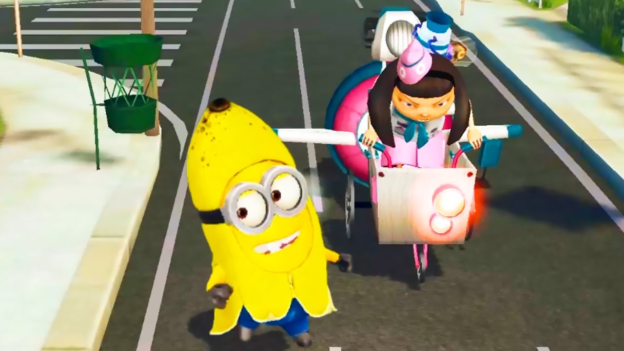 Minion rush Despicable Ops in Residential Area - Banana Man vs Meena ...