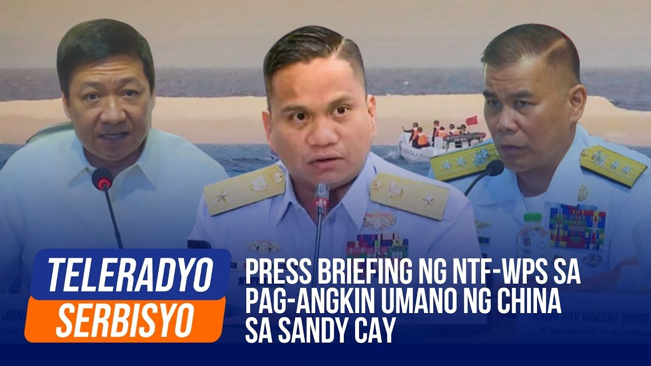 WATCH: PCG holds press briefing over China's claim on Sandy Cay ...
