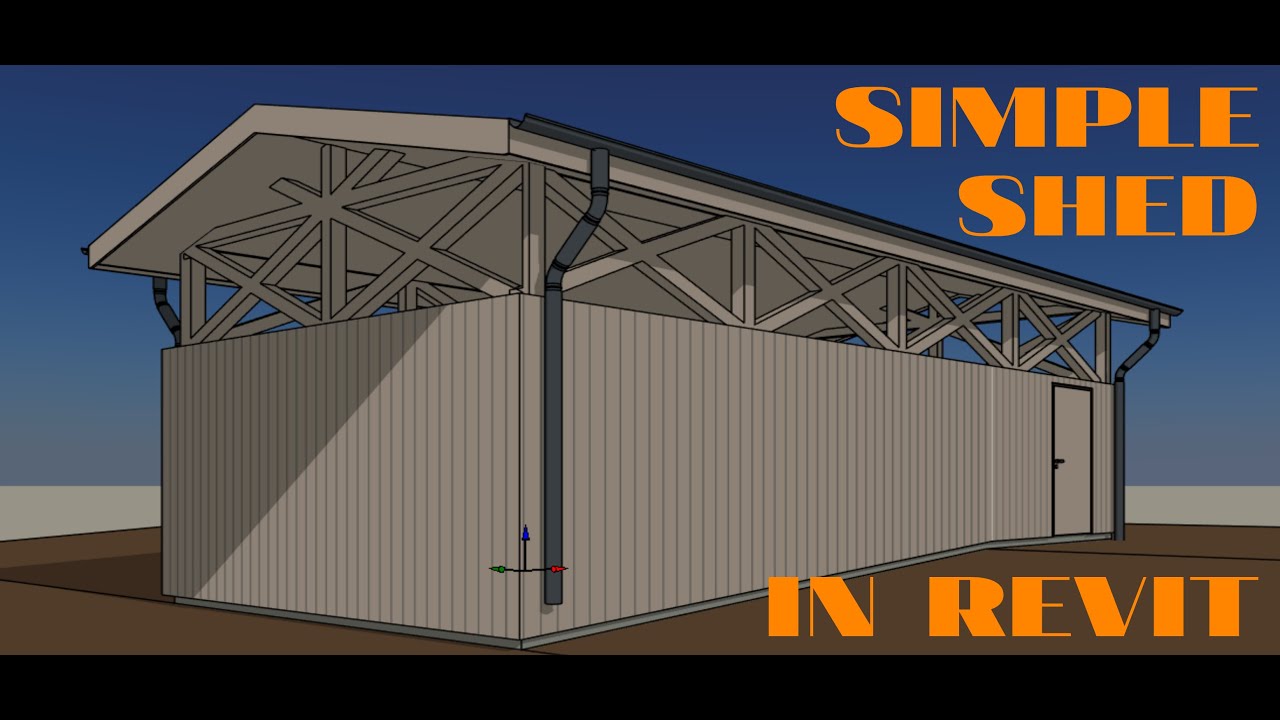 Revit Speed Run: Crafting a Cozy Wood Shed - Timelapse Marvel! - YouTube