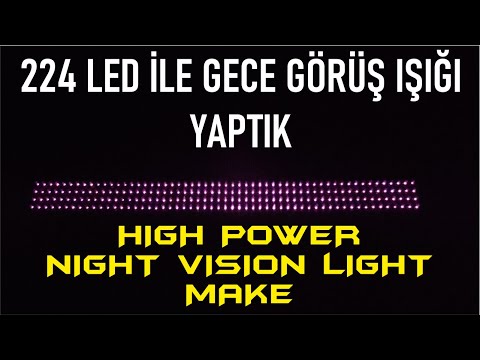 Devasa Gece Görüş Işığı Yaptık  😎 Night Vision Light Make  📷