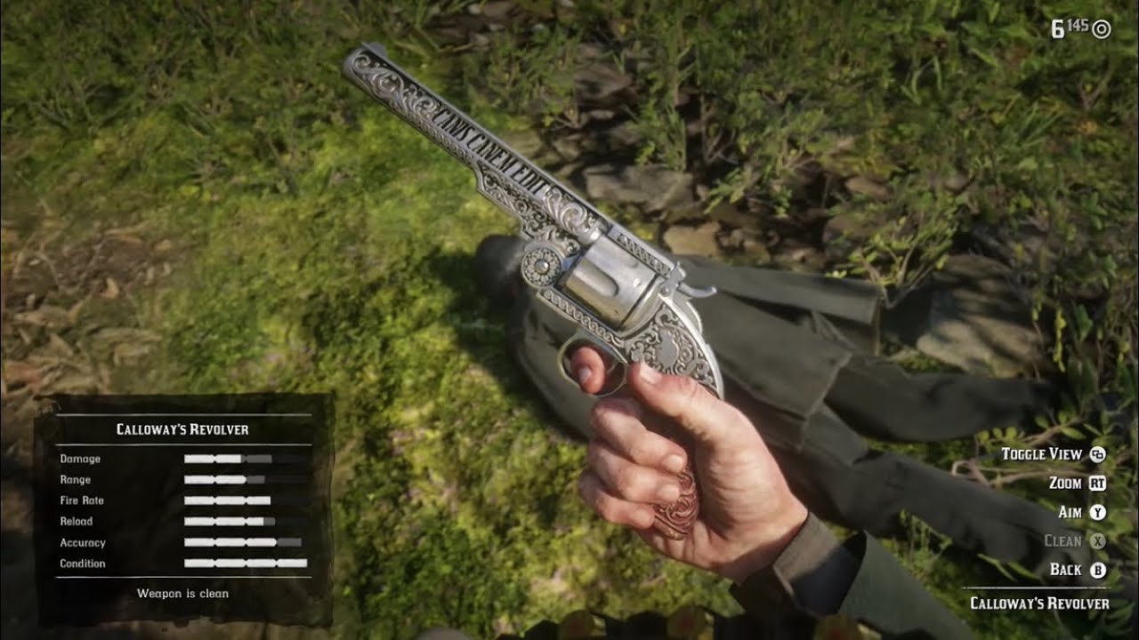 Red Dead Redemption 2: Calloways Revolver - YouTube