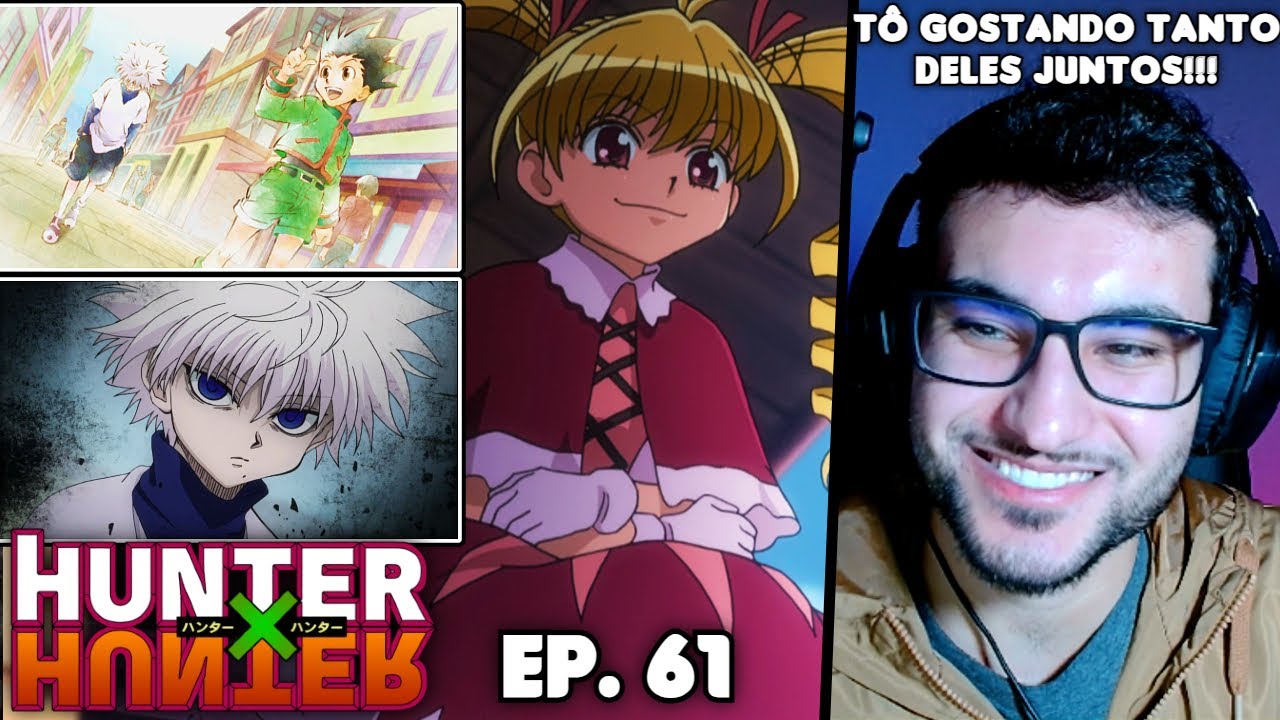 KILLUA E GON SÃO OS MELHORES AMIGOS DO MUNDO!!! React Hunter x Hunter EP. 61 - YouTube