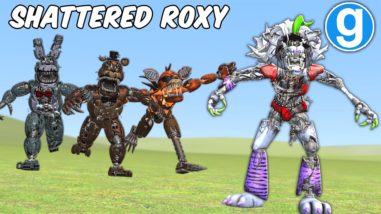 New Shattered Roxy Pill Pack Showcase! Geo's Workshop! - FNAF Gmod ...