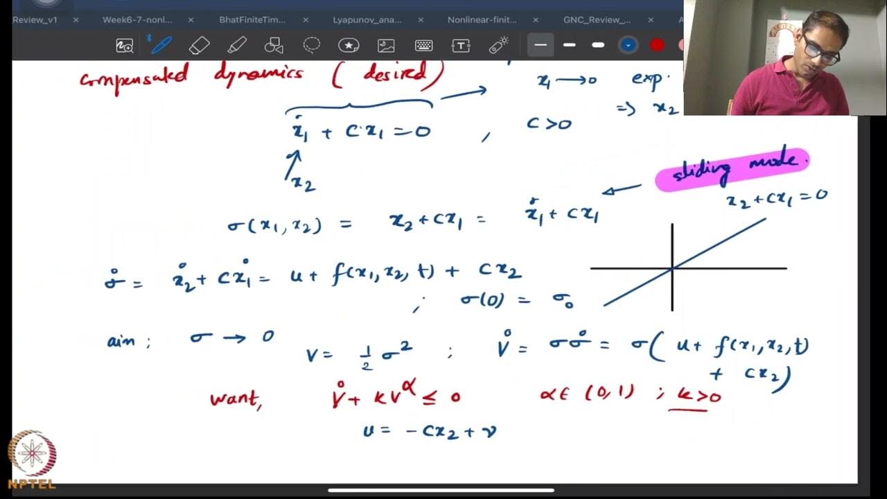 Week 12 : Lecture 71 : Sliding mode control: Part 1 - YouTube