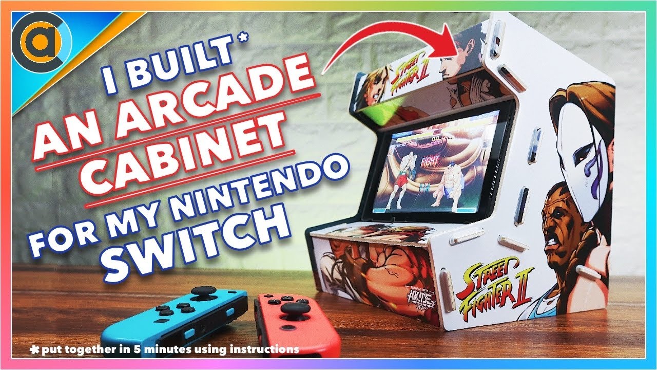 Nintendo Switch Arcade Cabinet. The BIG(ish) BUILD - YouTube