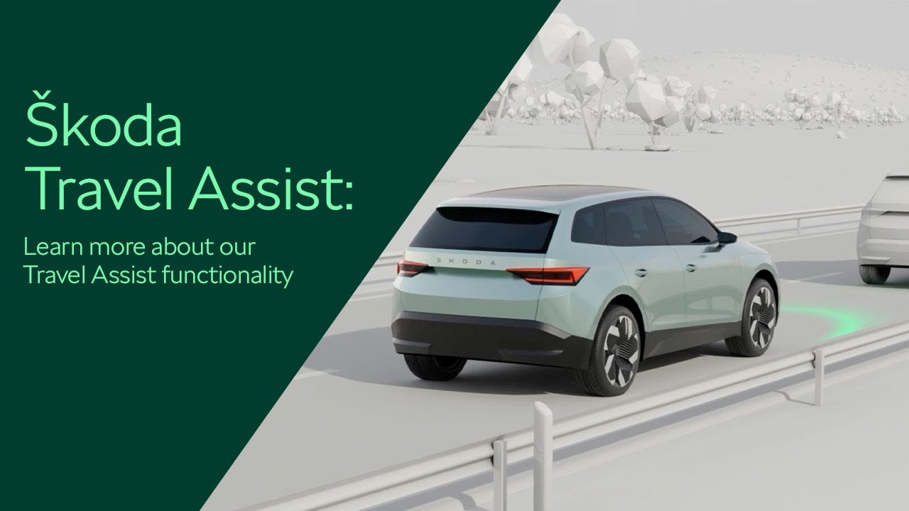 Škoda: Travel Assist functionality - YouTube